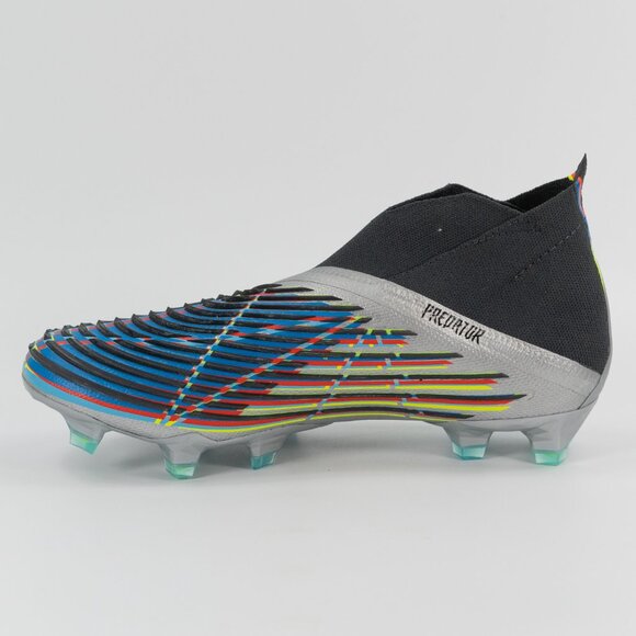 adidas | Shoes | Adidas Predator Edge Fg Silver Metallic Black Hr56 ...